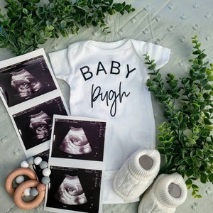 Baby Announcement Onesie® Second Grandchild Pregnancy | Etsy