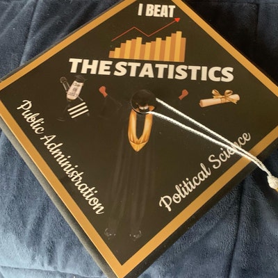 Graduation Cap Topper Label/ 1st Generation Graduate - Etsy