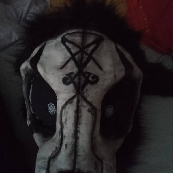 Cosplay Skulldog Skull Dog Mask Fursuit Animal Mask Halloween Cosplay ...