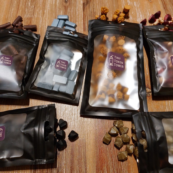 Resource Tokens - WOOD, Logs, Board Game Components, Board Game Pieces ...