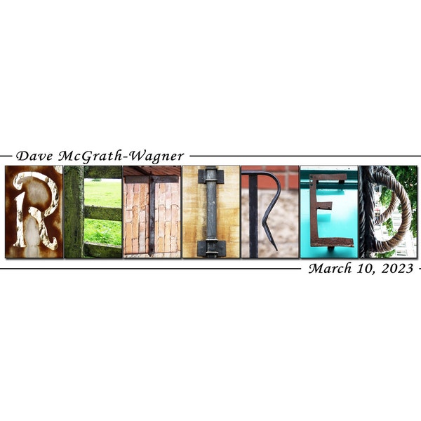 Retirement Signature Gift, Leaving Gift Retirement Signing Gift ...