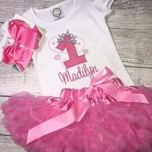 Princess Tiara Pearls 1 Applique Machine Embroidery Design Birthday ...