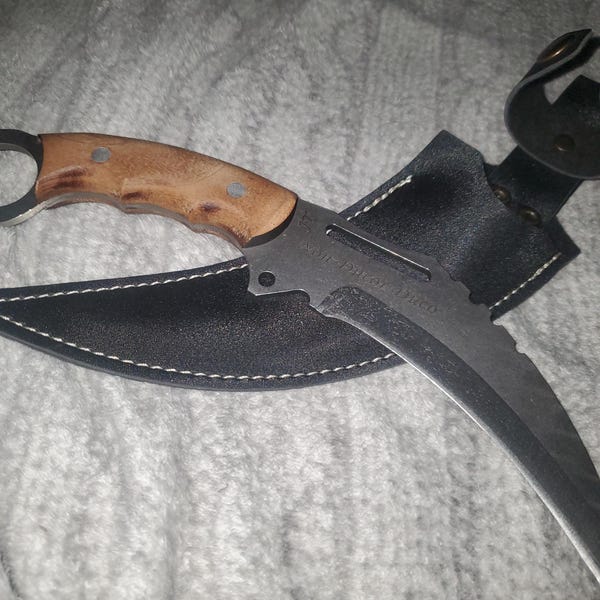 HUNTING KNIFE, BUSHCRAFT Knife,handmade Knife, Stainless Steel With ...