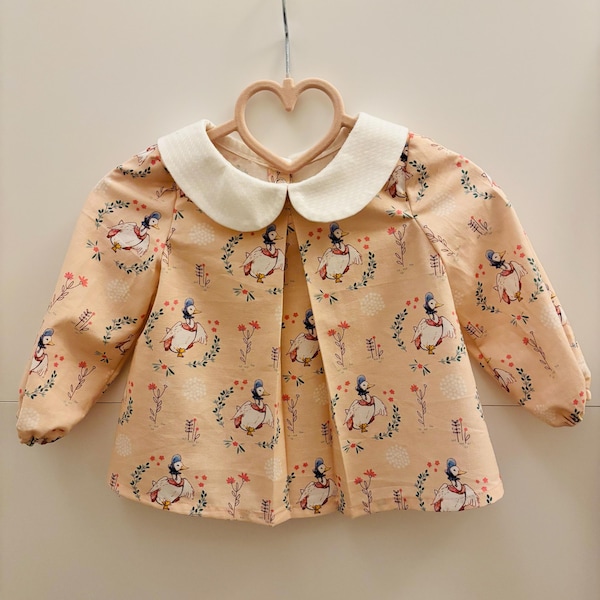 Peter Pan Collar Top PDF Sewing Pattern - Etsy