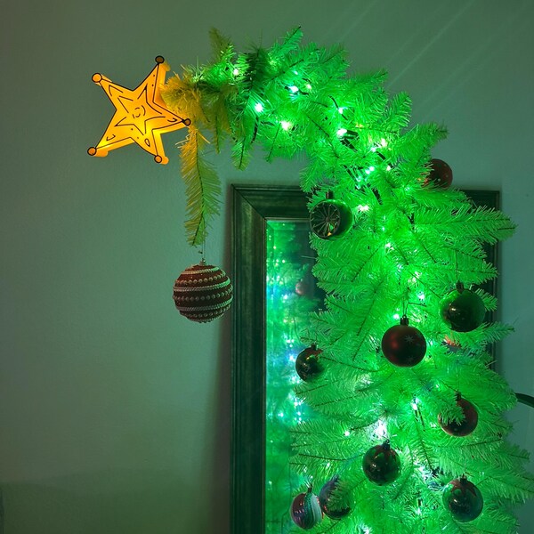 Grinch Star Christmas Tree Topper 5 and 8 Inch - USA Shipped - Multiple ...