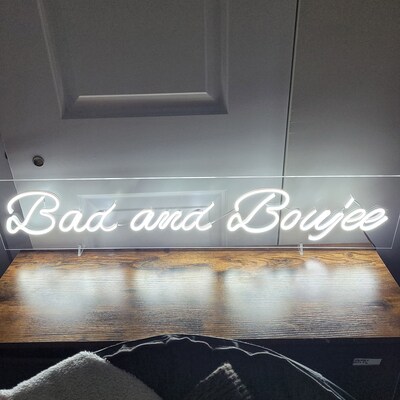 Boujee Neon,boujee Sign,custom Neon Sign Bedroom,led Neon Sign Custom ...