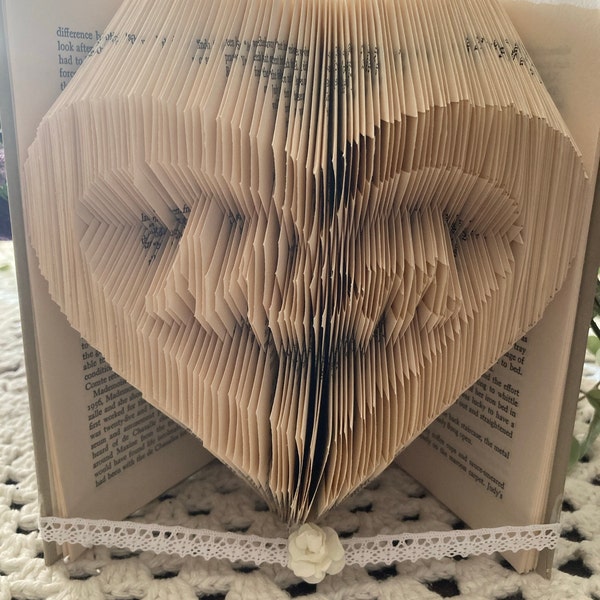 Mom in Heart Book Folding Pattern, Great for Mother's Day, Baby Shower ...