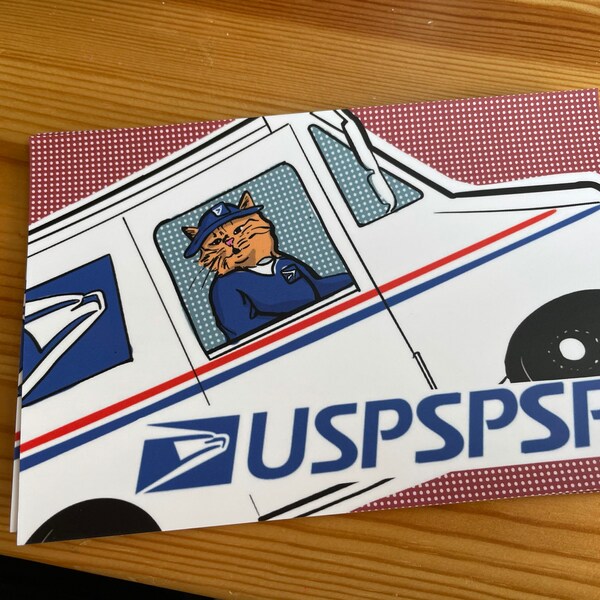 USPS (pspspsps!) Postcards / Funny Cat Postcards to #saveusps - Etsy