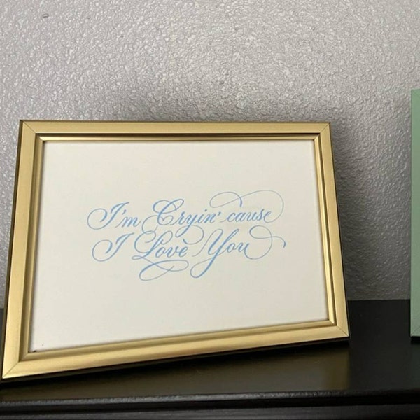 Home is Where the Fart is | Calligraphy Print Art Decor 7" X 5" - Etsy