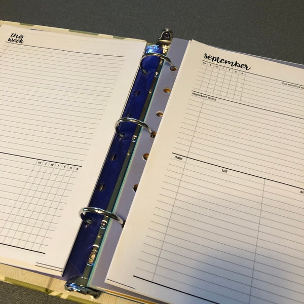 PRINTABLE Sticky Notes Productivity Bundle Inbox, Project Management ...