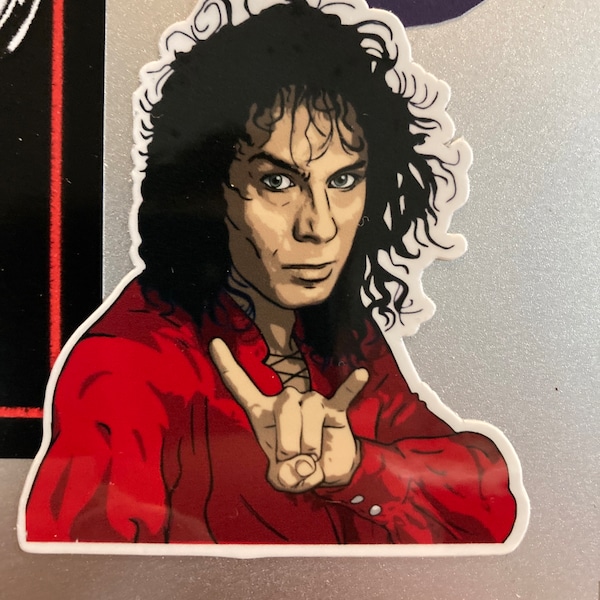 Dio Sticker - Ronnie James Dio Sticker / Classic Rock Sticker / Metal ...