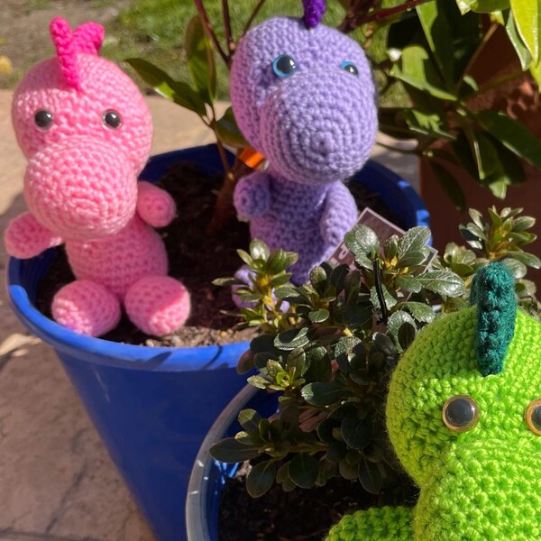 PATTERN: Spike the Stegosaurus - Crochet Dinosaur Pattern - Amigurumi ...