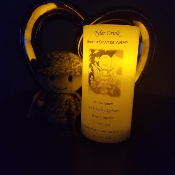 VICTORY Forge/forge Army Basic Training 6" Custom/personalized LED ...