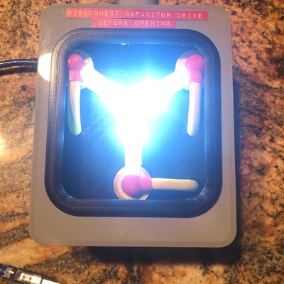 Mini Flux Capacitor 3D Printed Replica - Etsy
