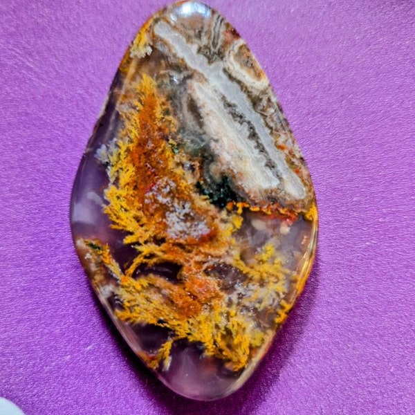 Raw Natural Red Plume Agate Rough Slab. Rare High Quality Multicolour ...