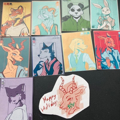 Beastars Stickers bundle by Royroy - Etsy