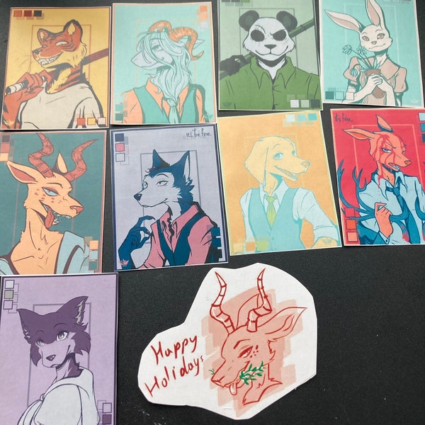 Beastars Stickers (bundle) by Royroy - Etsy