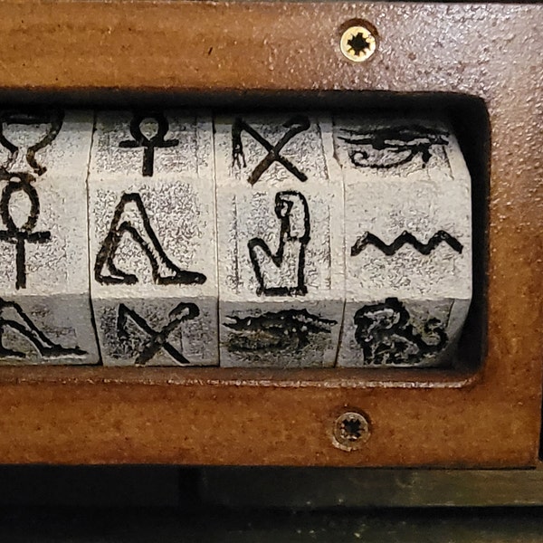 Escape Room Signs Lock SHAPES Puzzle Lock Wooden Padlock, Custom ...