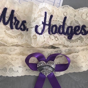 Wedding Garter Personalized | Etsy