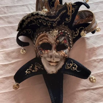Original Venetian Mask of the Commedia Dell'arte Hand Painted by Expert ...