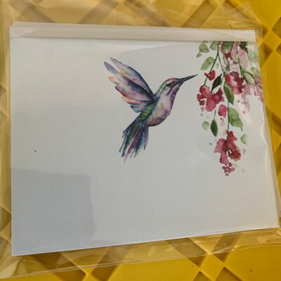 Watercolor Meadow Wildflowers Blank Cards, Wild Flowers Field Greeting ...