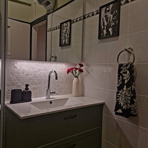 Handmade Serene Groutless Brick Mother of Pearl Mosaic Tile for ...