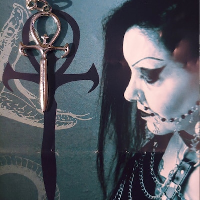 Vampire Ankh Pendant 2styles Occult Goth Gothic Dracula Order Nosferatu ...