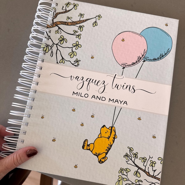 Winnie the Pooh Baby Book - Hardcover First Year Baby Journal ...
