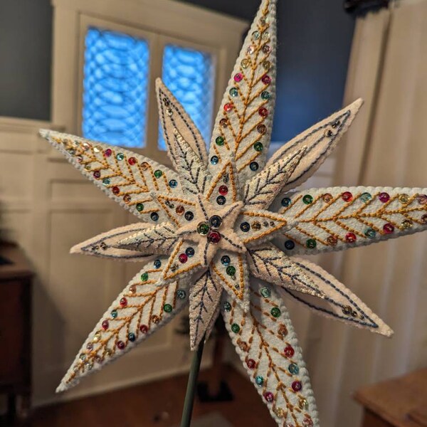 Mmmcrafts // Lodestar Iridescent & Silver // Wool Felt // Benzie Guest ...