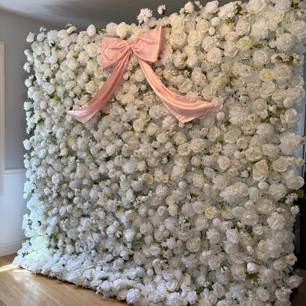 W8ft X H8.53ft Rollable Artificial Pink Rose Arch Wedding Decoration ...