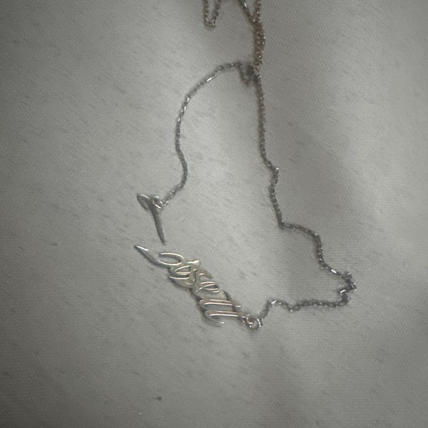 Gold Pray Necklace | 14K Solid Gold Circle Necklace, Gift for Her ...