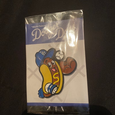 Dodger Dog Enamel Pin - Etsy