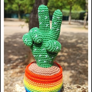 Cactus Hand CROCHET PATTERN / Amigurumi Cactus PDF English - Etsy