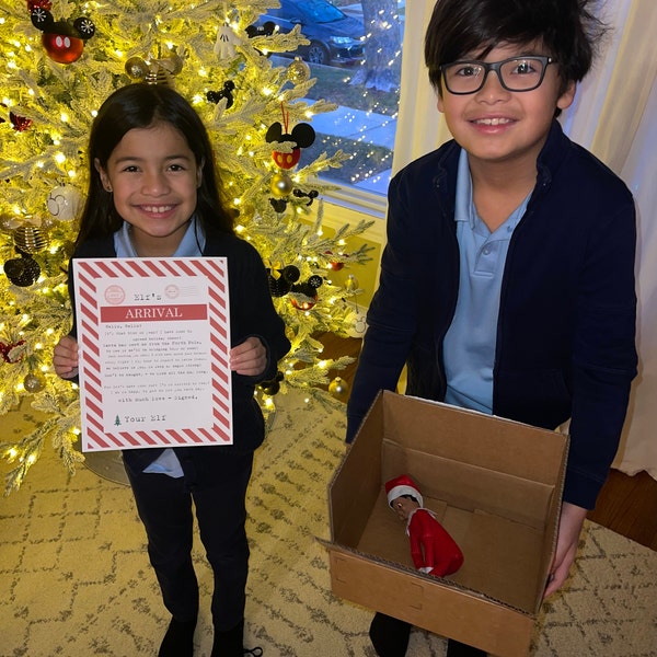 Christmas Elf Rules to Follow Printable Letter Elf Touched, Santa ...