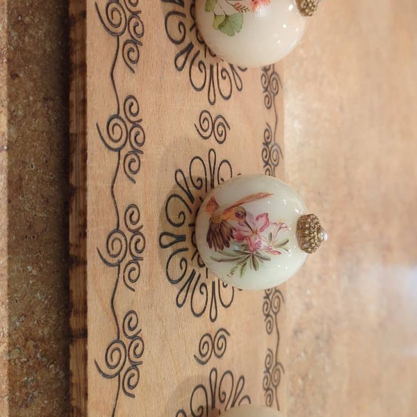Realistic Cherry Branch Handmade From Cold Porcelain Clay Lifelike ...