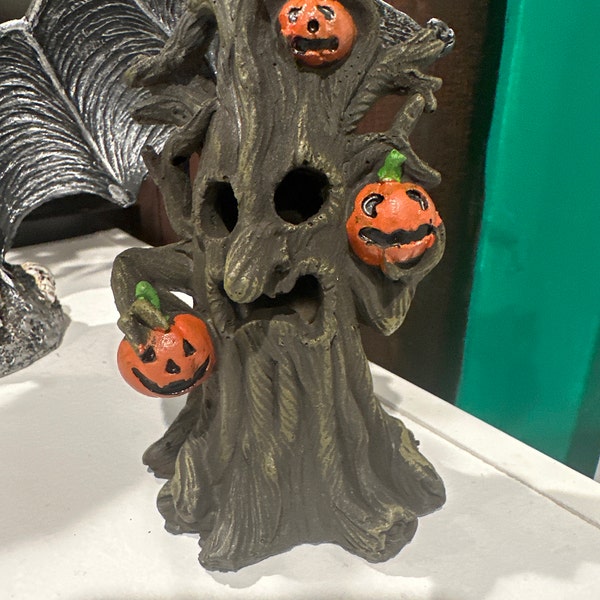 LED Spooky Halloween Tree Miniature - Etsy