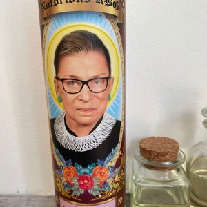 RBG Candle Warren Mueller Abrams Obama Pelosi Notorious RBG AOC Biden ...