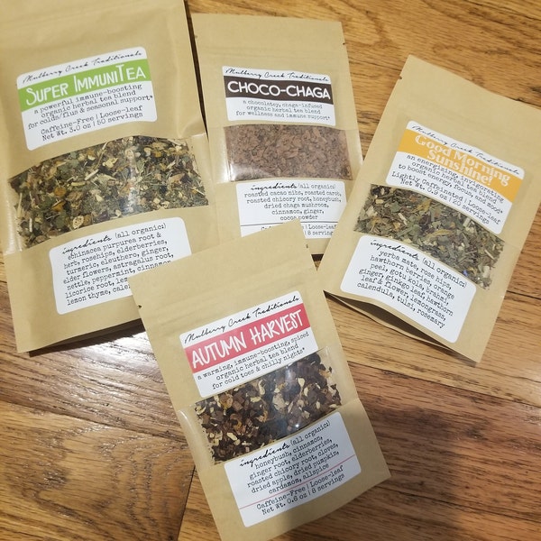 Super Immunitea - Organic Loose-leaf Medicinal Herbal Tea (for the ...
