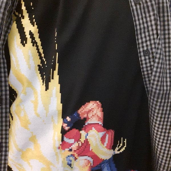 Ryu VS Hugo USF4 Premium Poster vectorized Design - Etsy