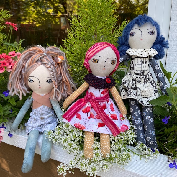 Doll Fairy Wing Sewing Pattern, Adjustable Wings Pattern for Dolls DIY ...