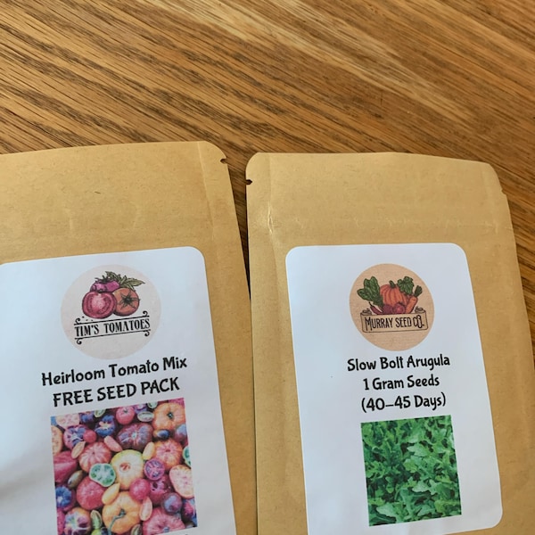 Slow Bolt Arugula | Organic - Etsy