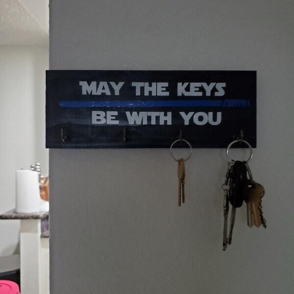 Star Wars Key Holder May the Keys Be With You - Etsy