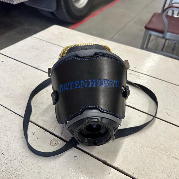 Personalized Leather Fire Helmet Chin Strap - Etsy