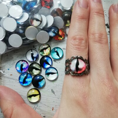 100pcs 50 Pairs Dragon Eyes Cat Eye Toys Hot Sale 6mm 8mm 10mm 12mm ...