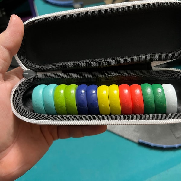 Tabletop Disc Dexterity Game, Travel Multi-color Discs for Multi-player ...