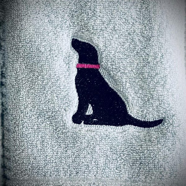 Labrador Machine Embroidery Design, Lab Embroidery, Dog Machine ...