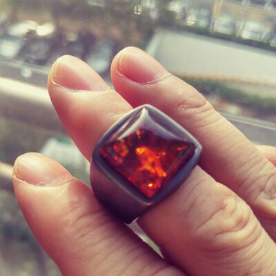 Lariat Necklace Mens Long Necklace High Fashion Boho Necklace Tiger Eye ...