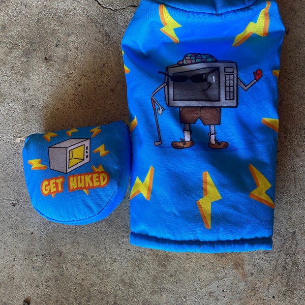 Upcycled Ikea Golf Club Headcover: Driver & Fairway Wood Cover - Etsy