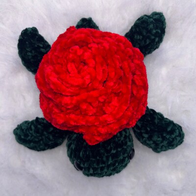 Rose Turtle Crochet Pattern PDF Download, Beginner Friendly Amigurumi ...