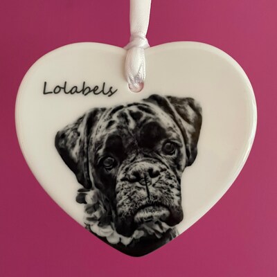 In Loving Memory Forget Me Not Ceramic Ornament Keepsake - Etsy UK